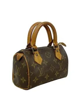Louis Vuitton | Bags | Louis Vuitton Handbag Monogram Minispeedy Brown ...